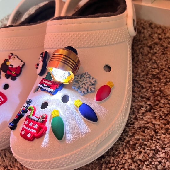 CROCS | Accessories | Christmas Holiday Crocs Shoe Charms 6pcs W Led ...